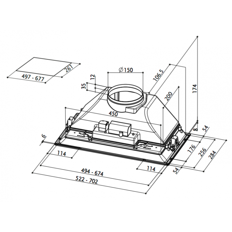 Faber INCA SMART HC X A 70 - e-spotrebice