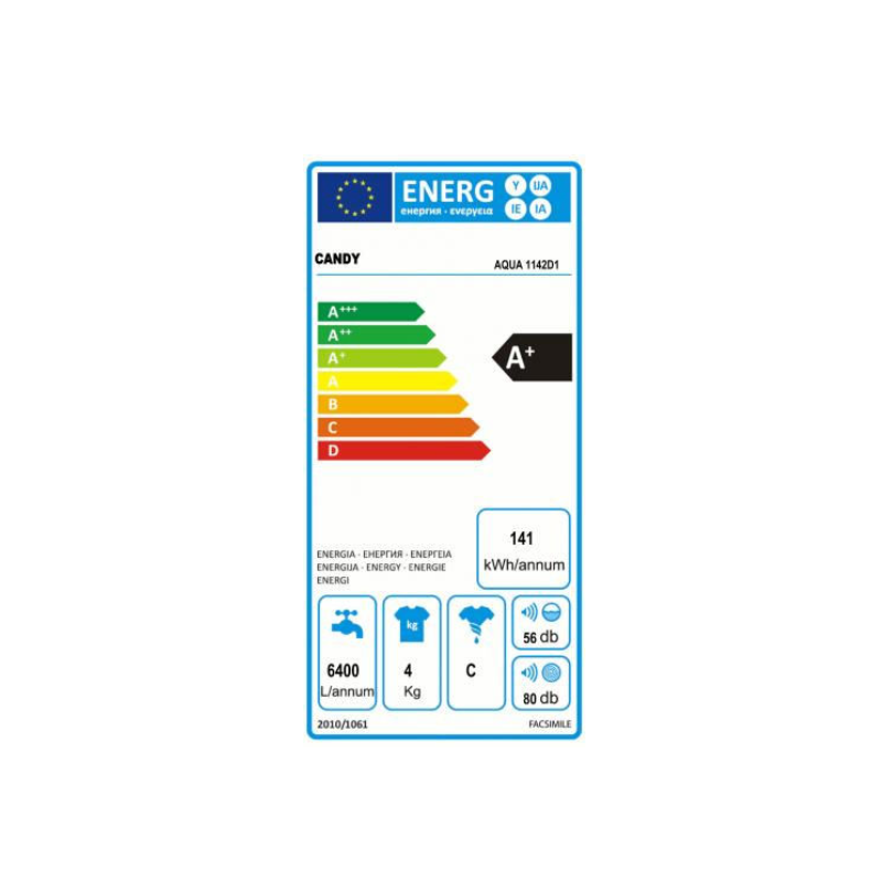 Candy AQUA 1142D1/2-S - e-spotrebice